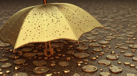 금 우산으로 보호되는 달러 동전의 3d 그림 안전한 돈 돈을 절약 돈 투자 배경 일러스트 및 사진 무료 다운로드 Pngtree