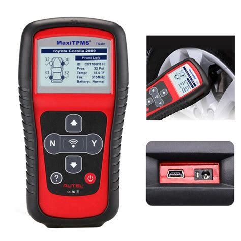 AUTEL MaxiTPMS TS401 TPMS Diagnostics Tool MX Sensor อานการวนจฉยแรงดนลมยางเปดใชงาน