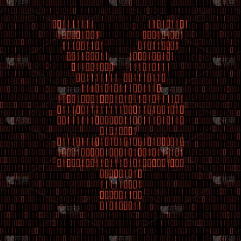 二进制码标志抽象数字化显示商务数字0部分一个物体背景分离