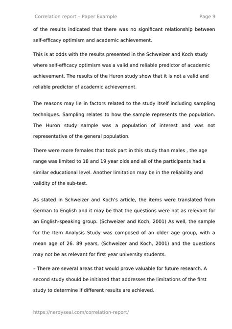 Correlation Report 2187 Words Nerdyseal