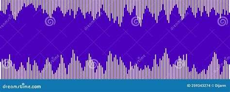 Seamless Sound Waveform Pattern For Radio Podcasts Music Player Video