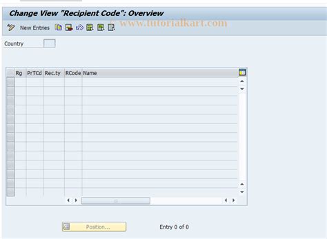 OBDB SAP Tcode C FI Table T053R Maintenance