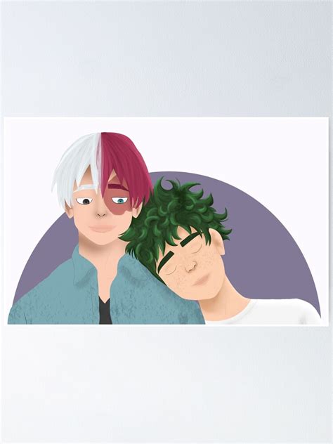 Tododeku Cuddles Poster For Sale By Jazzy Kailyn Redbubble