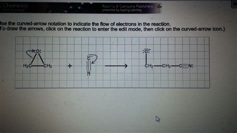 Solved Use The Curved Arrow Notation To Indicate The Flow Of Chegg