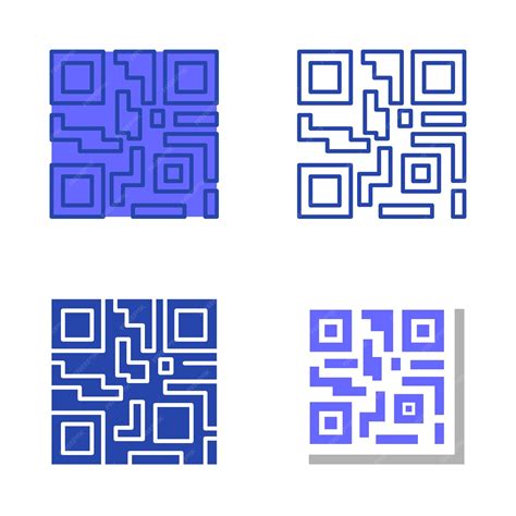 Premium Vector Qr Code Icon Set