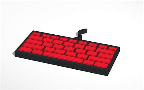 3d Design Keyboard Tinkercad