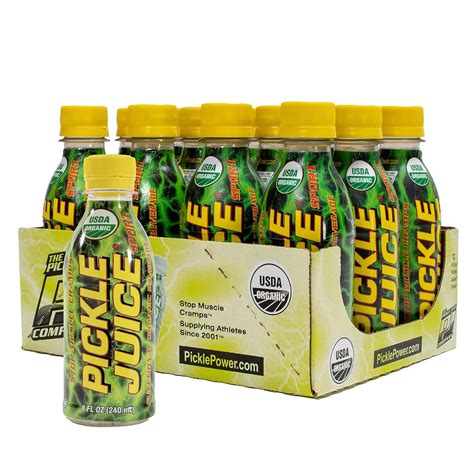 Pickle Juice Sports Drink Relieves Cramps Immediately