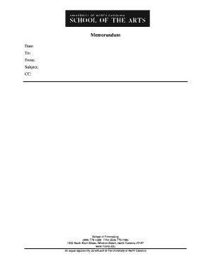 Fillable Online Faculty Uncsa Memo Babe 09 University Of North Carolina Babe Of Fax Email