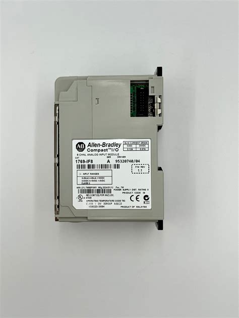 1769 If8 Allen Bradley Compactlogix 8 Ch Analog Input Module