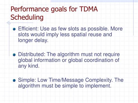 Ppt Drand Distributed Randomized Tdma Scheduling For Wireless Ad Hoc Networks Powerpoint