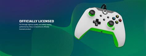 PDP Wired Xbox Controller Neon White HiFi Corporation