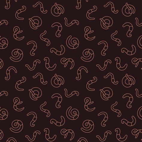 Abstract Vector Concept Seamless Pattern With Worms Outline Signs 15768047 Vector Art At Vecteezy