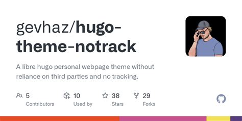 Hugo Theme Notrack ExampleSite Config Toml At Master Gevhaz Hugo
