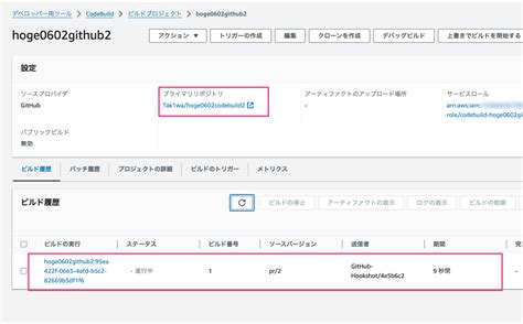 アップデート Aws Codebuild Github Webhook 連携でウェブフックの手動構成オプションを使ってみた Developersio