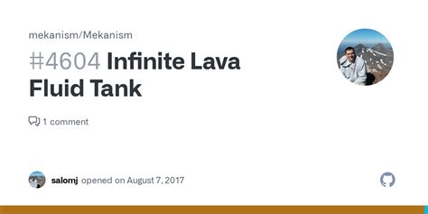 Infinite Lava Fluid Tank · Issue 4604 · Mekanismmekanism · Github