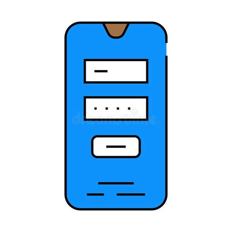 Affordance Ux Ui Design Icon Color Illustration Stock Illustration Illustration Of