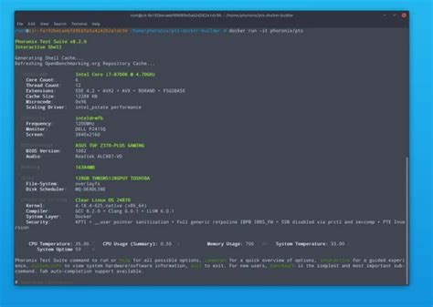 phoronix test suite 8 2 released with official docker benchmarking image new testing