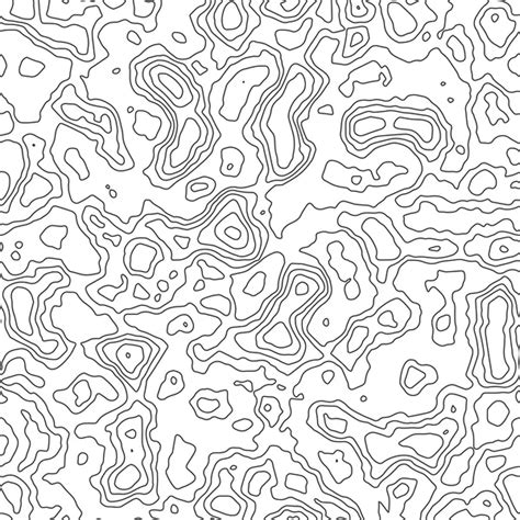 Topographic Map Background Grid Map Abstract Vector Illustration