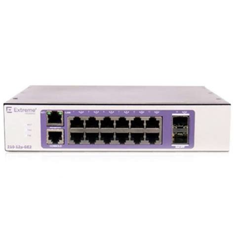 Коммутатор Extreme Networks 210 12p GE2 1 Fixed AC PSU L2 Switching