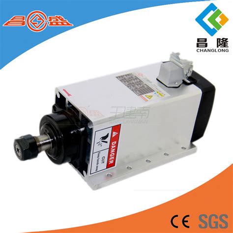 Fast Speed Air Cooled Electric Asynchronous Spindle Motor With Flange