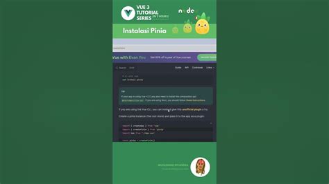 instalasi pinia di vue 3 vue3 javascript vue nodejs tutorial web statemanagement