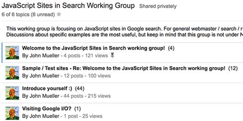 Google Starts Workgroup For JavaScript Search