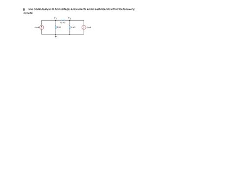 solved ﻿use nodal analysis to find voltages and currents