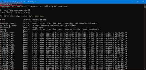 Localaccounts Module Not Working With Ps7 · Issue 12478 · Powershell