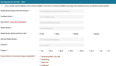 AP ICET Registration Step By Step Guide To Fill The Application Form