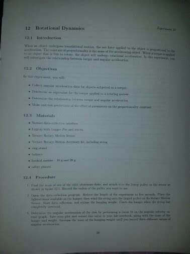 I Need Dire Help With This Lab On Rotational Chegg