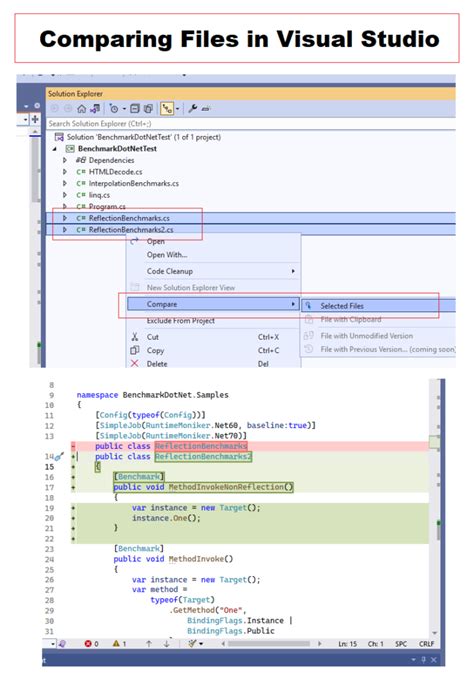 Compare Local Files In Visual Studio With File Differ Extension