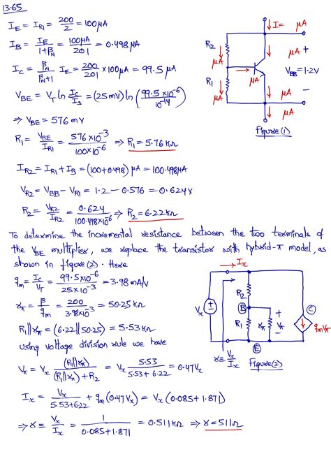 D 1365 The Vbe Multiplier Circuit Shown In Fig P1365 Can Replace