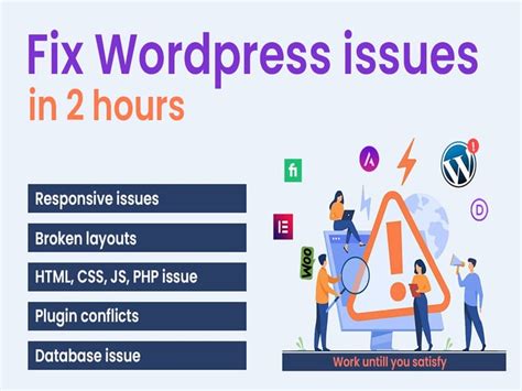 Wordpress Errors And Issues Fixed Upwork