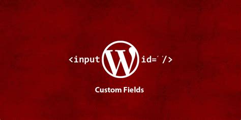 How To Add A Custom Field In Wordpress Admin Post Page
