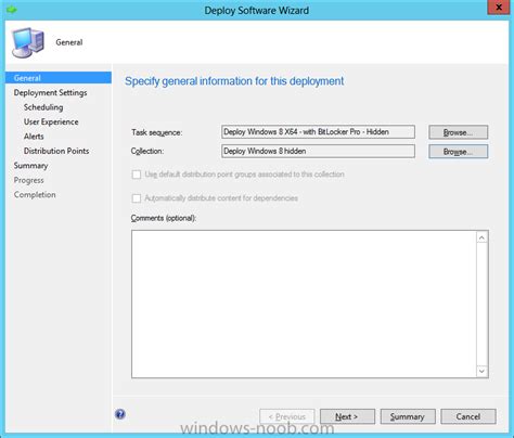 How Can I Deploy A Hidden Task Sequence In Configuration Manager 2012 Sp1 Configuration