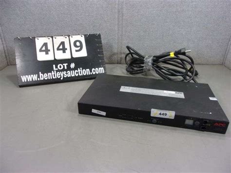 APC UPS AUTOMATIC TRANSFER SWITCH Bentley Associates LLC