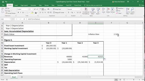 Capital Budgeting Excel Template