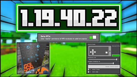 Update Mcpe Beta 1194022 Terbaru Tambahan Experimental Beta Api Youtube