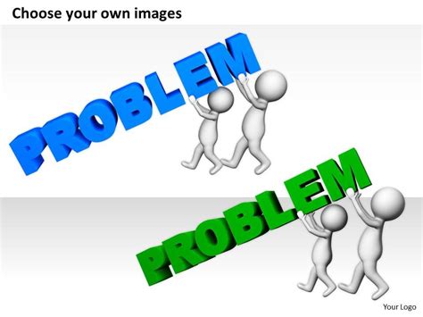 2513 3d People With Problem Ppt Graphics Icons Powerpoint Powerpoint