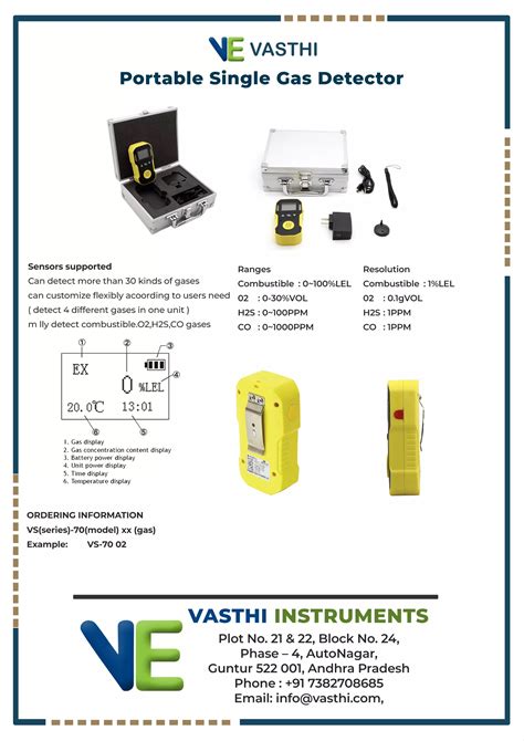 Single Gas Detector Pdf