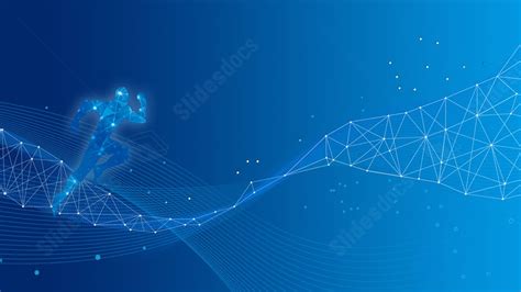 Blue Technology Intelligent Powerpoint Background For Free Download Slidesdocs