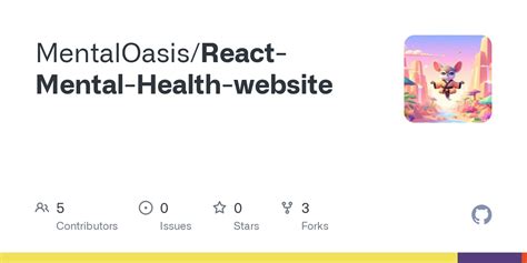 github mentaloasis react mental health website