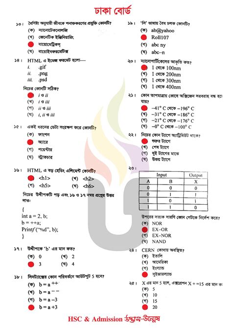 Hsc Ict Mcq Questions And Answers 2023 Pdf Download All Board Lekhapora Bd