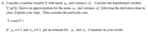 Solved Consider a random variable X with mean μX and Chegg