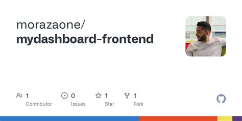 Github Morazaone Mydashboard Frontend