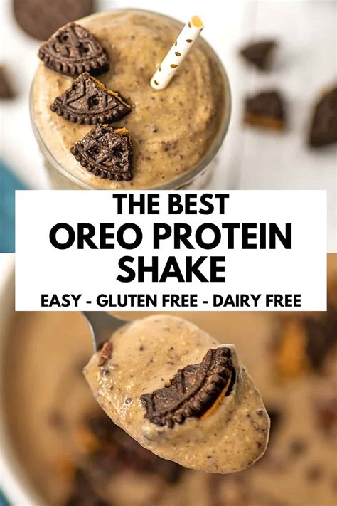 Easy Oreo Protein Milkshake Cookies And Cream Bites Of Wellness