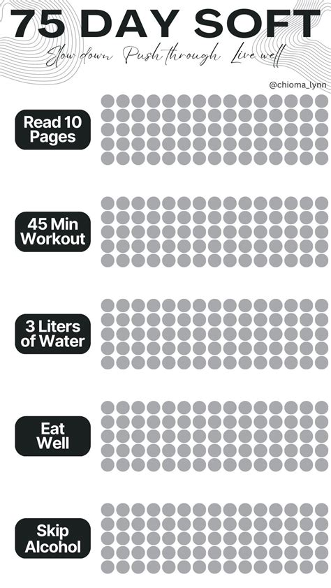 75 Day Soft Challenge Artofit