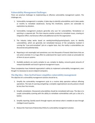 Vulnerability Management Simplifying Complexity PDF Computing Technology Computing