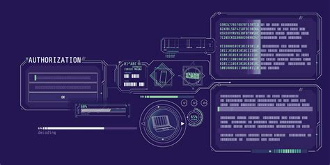 Data Decryption Program Interface With Authorization Window 51682955 Vector Art At Vecteezy