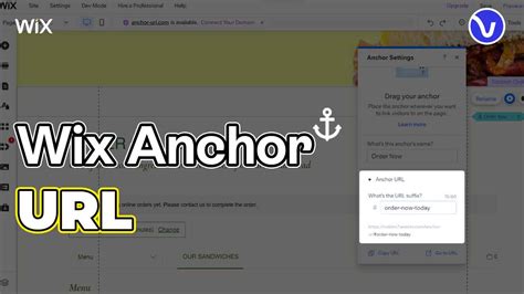 Scroll To Section With Wix Anchor Url Wix Ideas